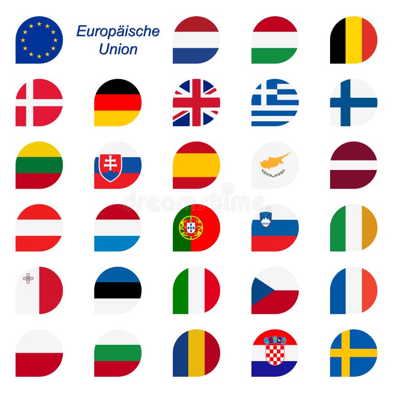 EU Member States - Flags stock vector. Illustration of denmark - 41921180