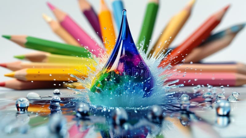 Pencil Refraction Stock Illustrations – 79 Pencil Refraction Stock ...