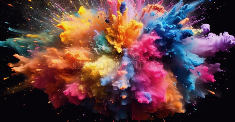 Colors explosion stock illustration. Illustration of bluedesign - 281608989