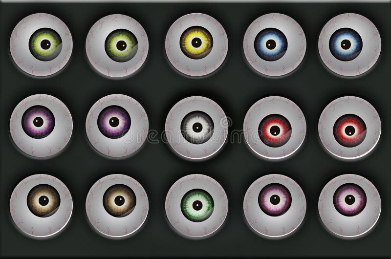 Colors eyes stock illustration. Illustration of colors - 60546069