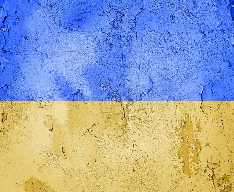 Colors Flag of Ukraine Old Background Symbol Stock Image - Image of ...