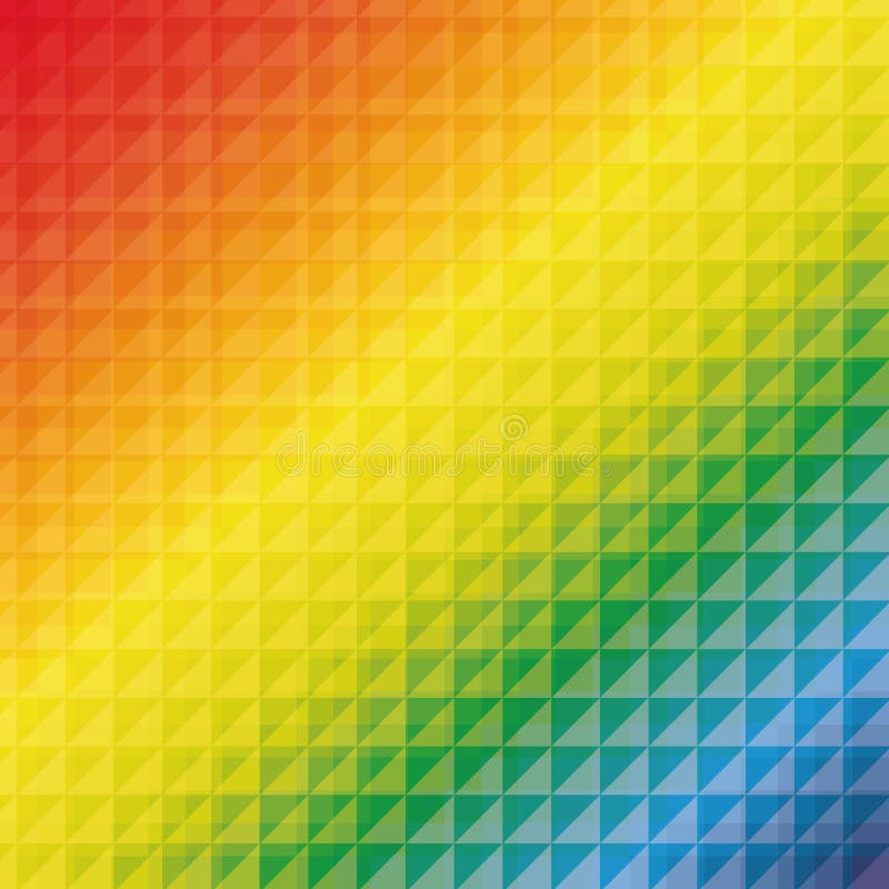 Colors and Geometric Figures Pattern Stock Vector - Illustration of ...