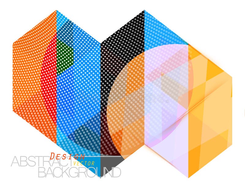 Colors Geometry Shape Scene Stock Vector - Illustration of modern ...