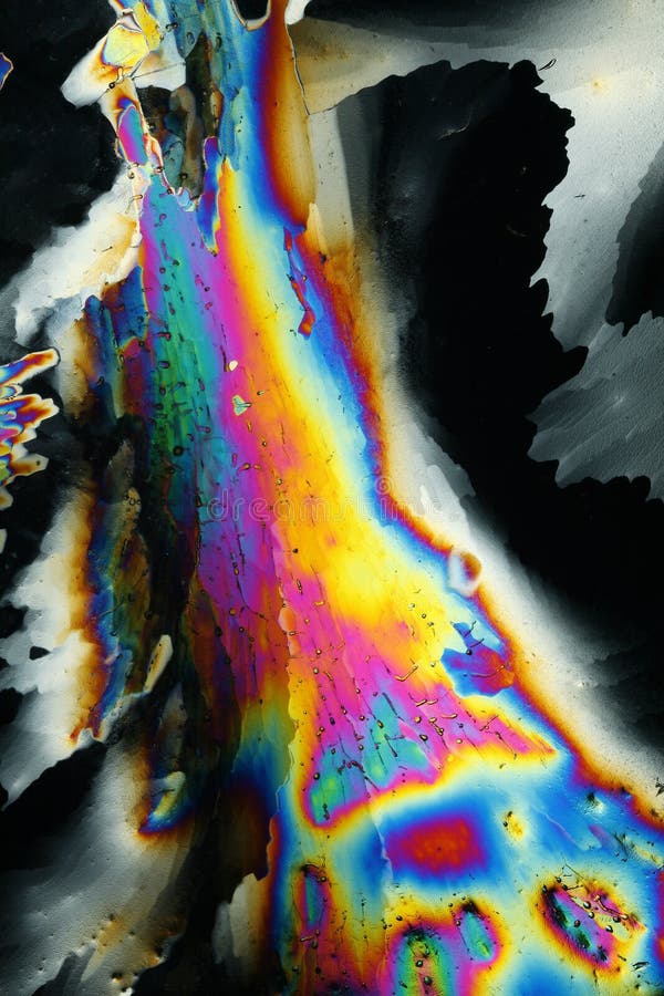 Colors in ice crystals stock image. Image of details, frozen - 7750947