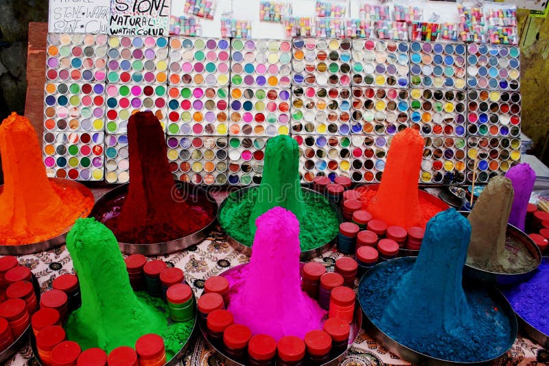 Colors in India stock image. Image of painting, creativity - 18057491