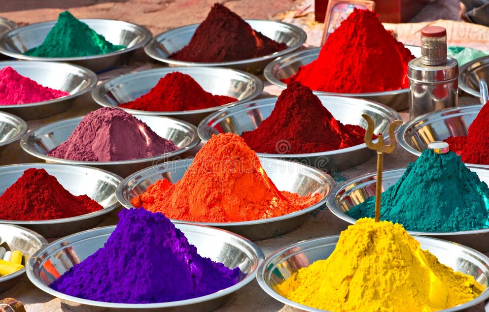 Colors, India. stock image. Image of india, colors, hinduism - 4849209