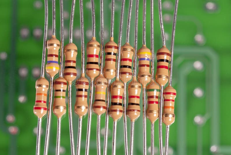 Wire and resister. stock photo. Image of resister, plug - 51951246