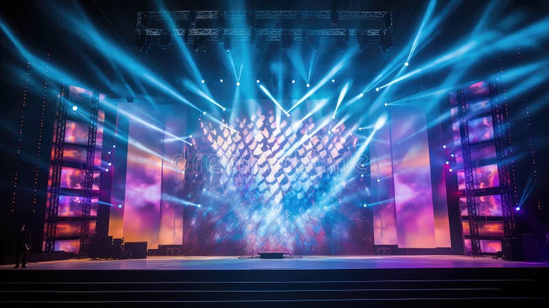 Colors led wall stock illustration. Illustration of digital - 361273485