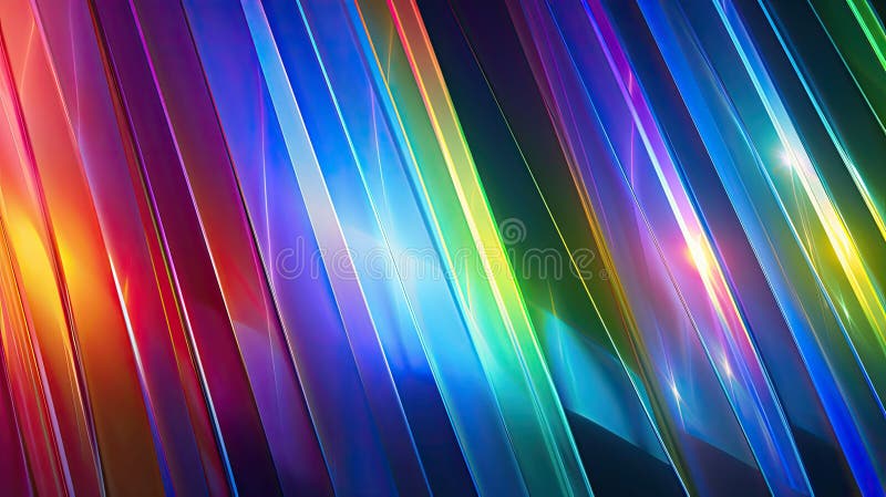 Colors light patterns stock illustration. Illustration of refraction ...