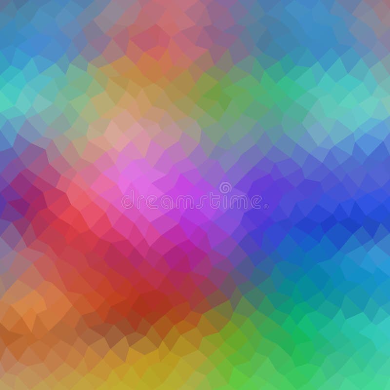 Colors Low Poly Triangle Style Vector Mosaic Stock Vector ...