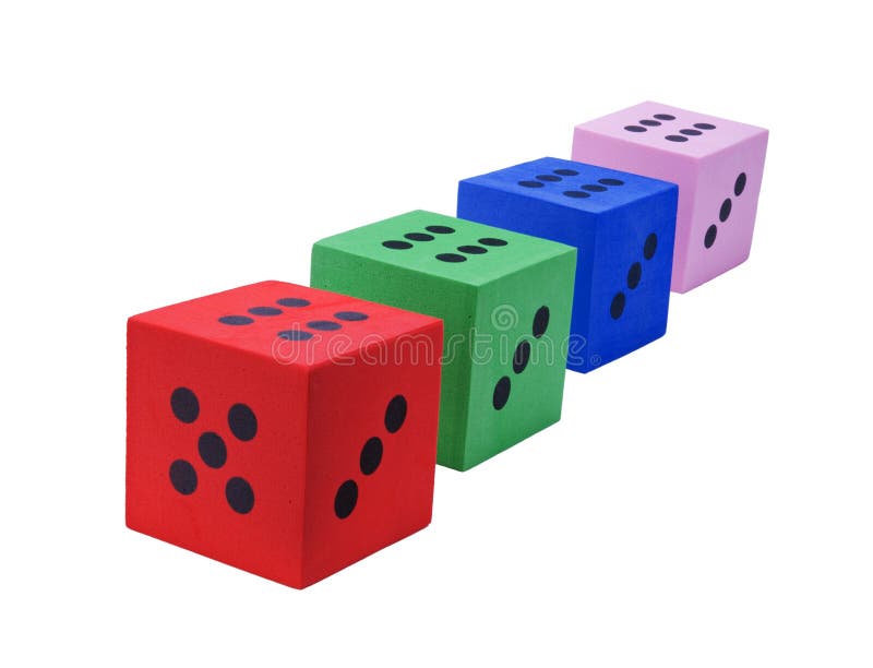 Four dice stock image. Image of lucky, future, winner, three - 753231