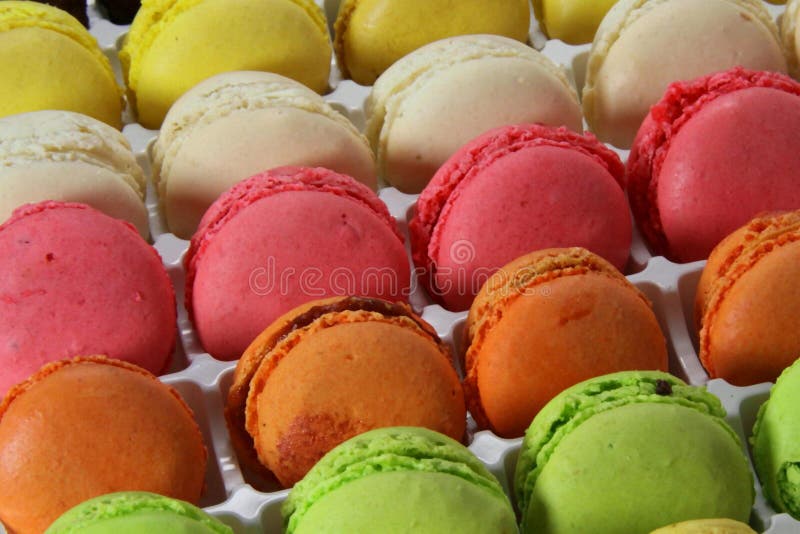 Macaroons with Varied Colors Stock Image - Image of decoration, food ...