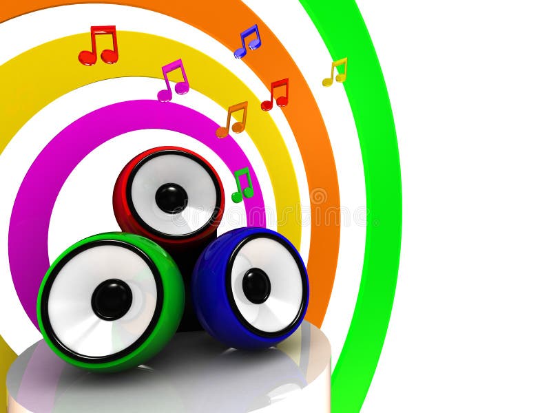 Colors of music stock illustration. Illustration of colors - 8541352