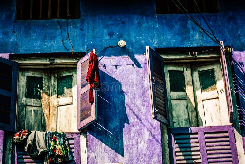 Colors of Nepal stock photo. Image of nepal, houses - 197218418
