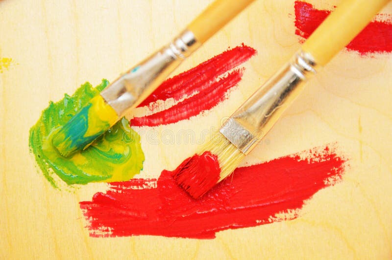 Colors Paint Art School Design Stock Image - Image of colors, school ...