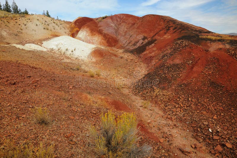 Colors of painted hills stock image. Image of rock, beautiful - 23181921
