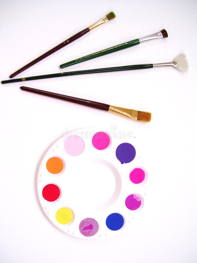 Colors In Palette Picture. Image: 2866939