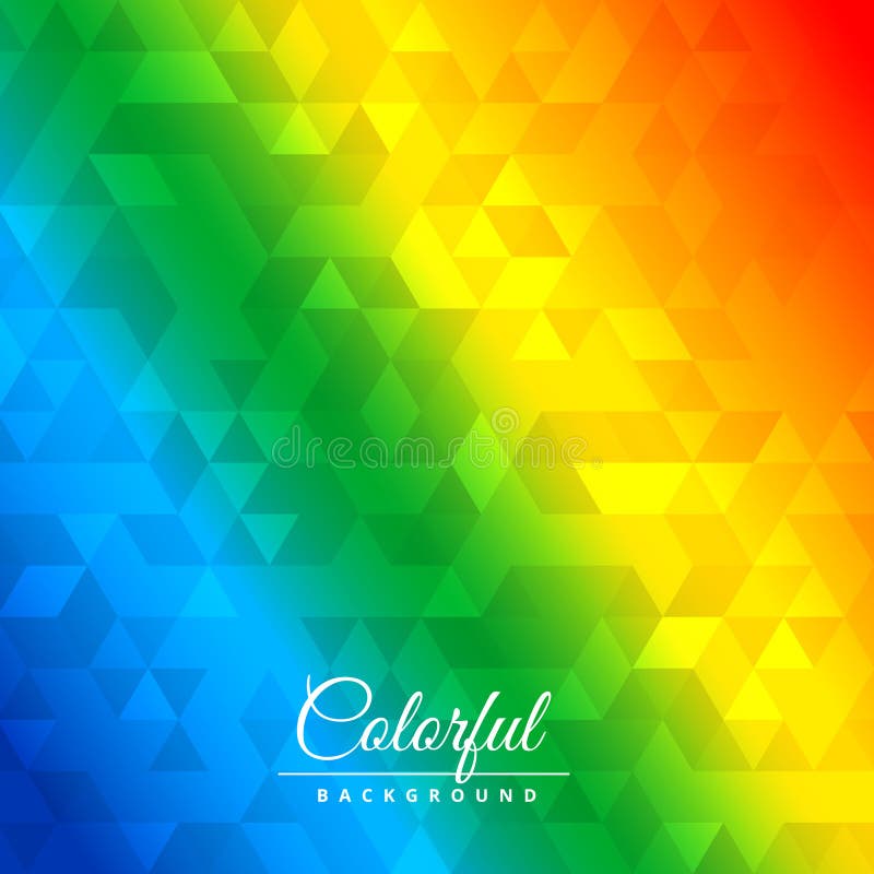 Colors Pattern Spectrum Poster Vector Design Illustration Stock Vector ...