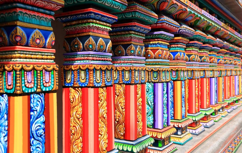 Colors and Patterns of Beautiful Wall, Colorful Pillar Wall Concrete ...