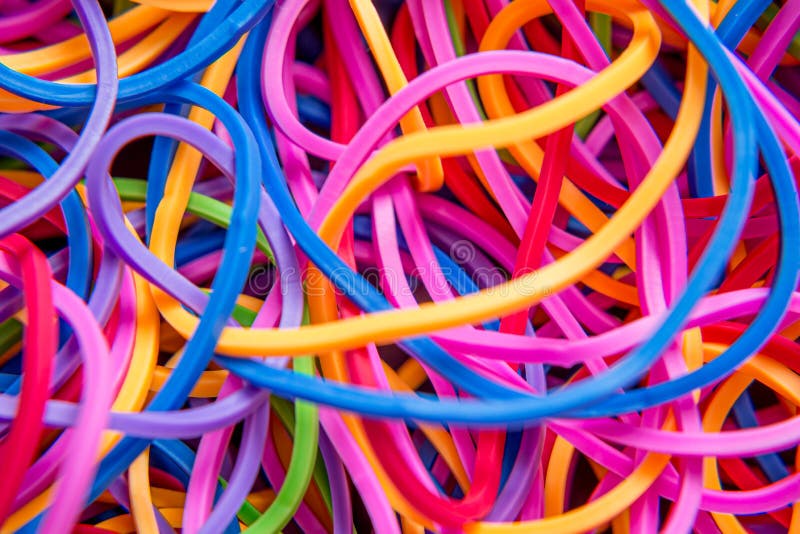 Colors rubber bands stock photo. Image of kids, beads - 242789248