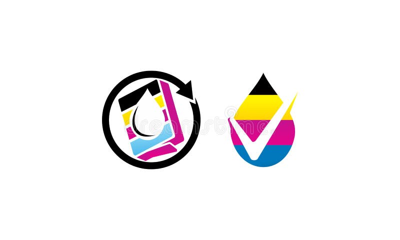 Colors Service Template Set Stock Vector - Illustration of checklist ...