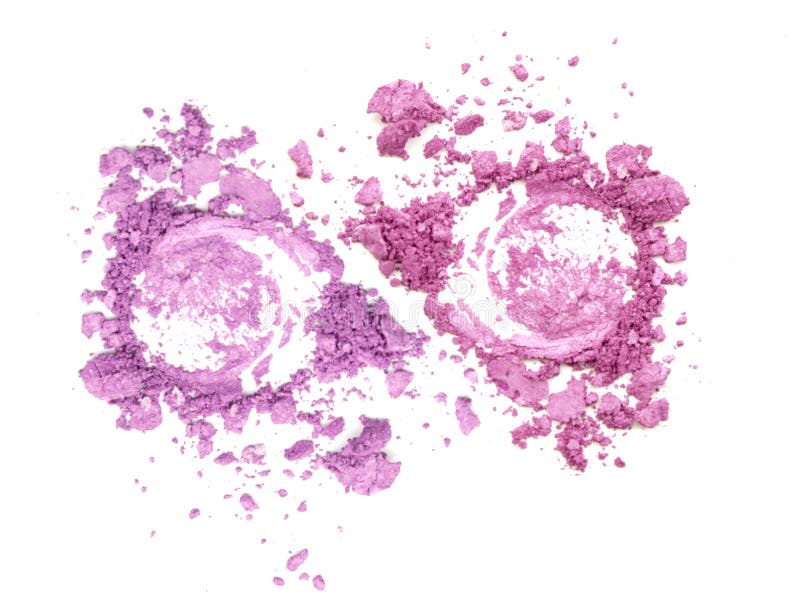 Colors Shade Pink Tone Powder Make Up. Stock Image - Image of ...