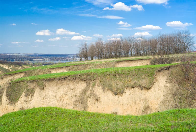 Colors and Shapes of Spring Landscape Stock Image - Image of formation ...