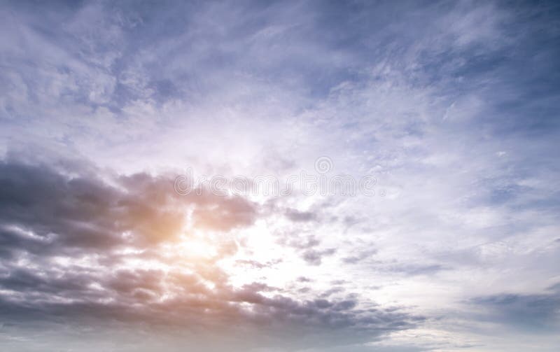 Colors in sky and clouds stock image. Image of atmosphere - 125659545