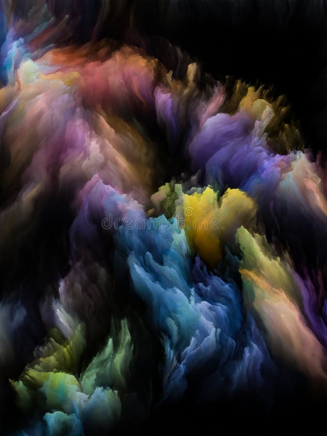 Colors in Space stock illustration. Illustration of colorful - 159120094