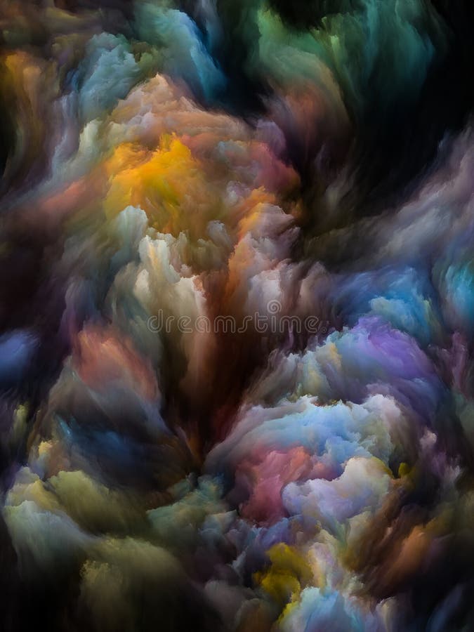 Colors in Space stock illustration. Illustration of colored - 160949198