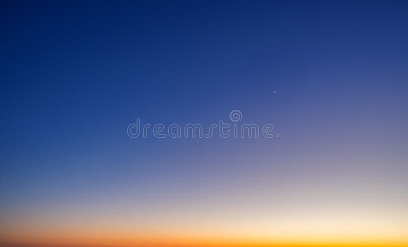 Colors of Sunset Sky. Coloured Part of the Sky after the Sun ...