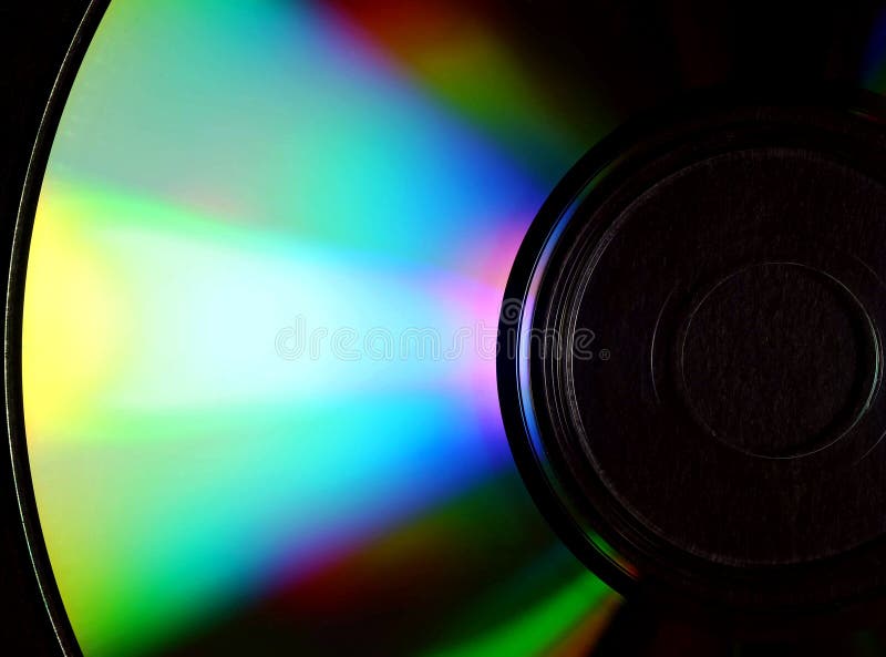Colors And Surface Of A CD-Rom Stock Image - Image of blue, outdated ...