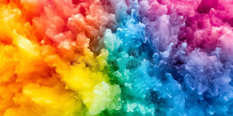 Colors Swirl and Merge Seamlessly, Creating a Fluid Masterpiece that ...