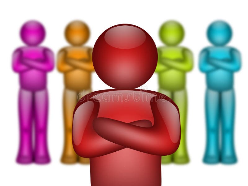 Colors team stock illustration. Illustration of orange - 7658204