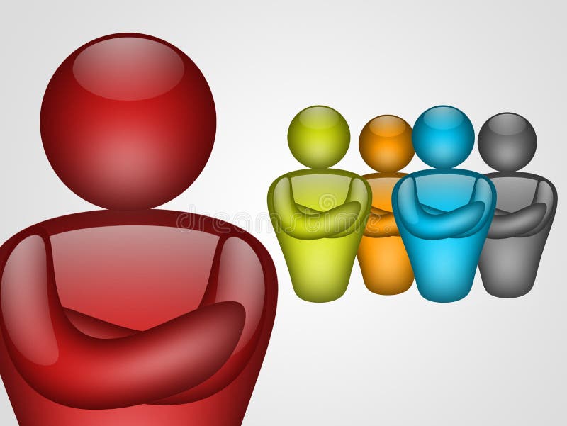 Colors team stock illustration. Illustration of together - 7859812