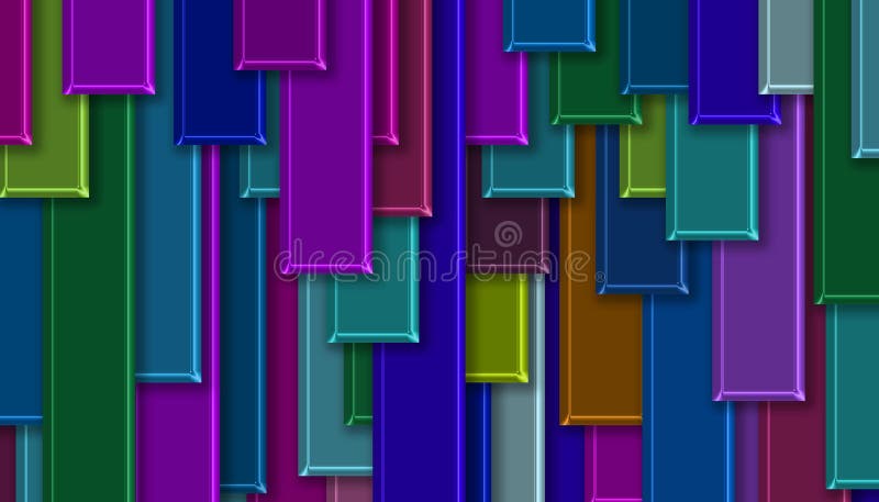 Colors tile background 3d stock illustration. Illustration of bright ...