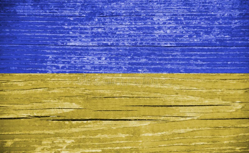 Colors Ukraine Flag Wooden Background Stock Photo - Image of national ...