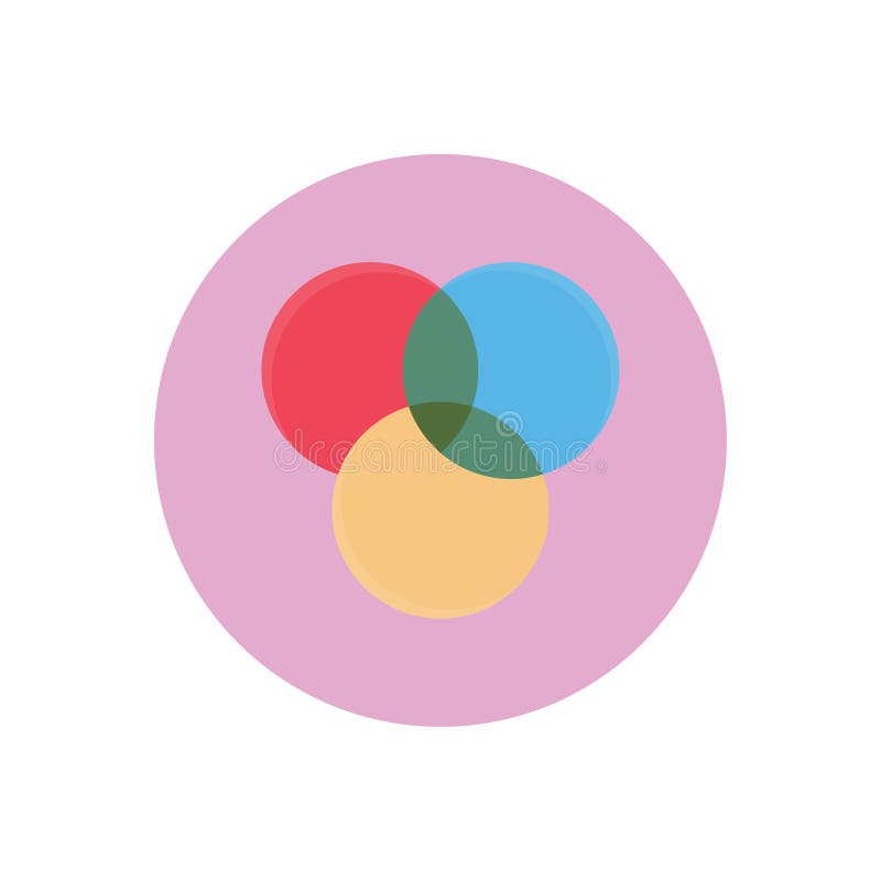 Colors Vector Flat Colour Icon Stock Vector - Illustration of desktop ...