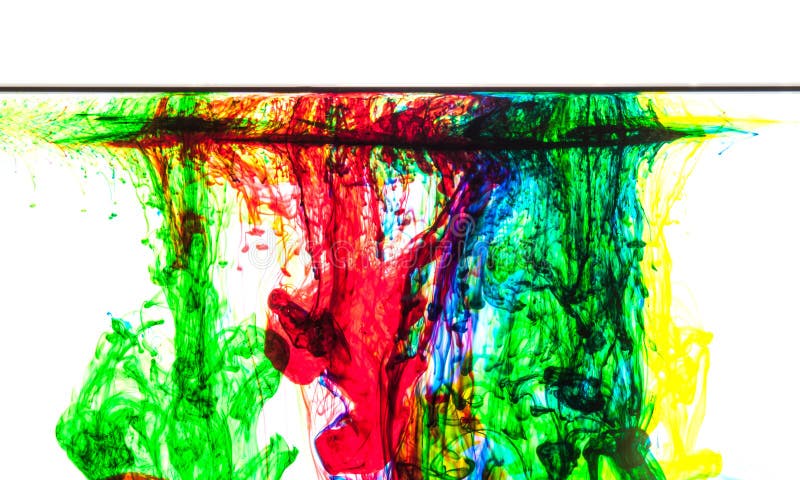 Colors in water stock image. Image of mixing, levitation - 45196103