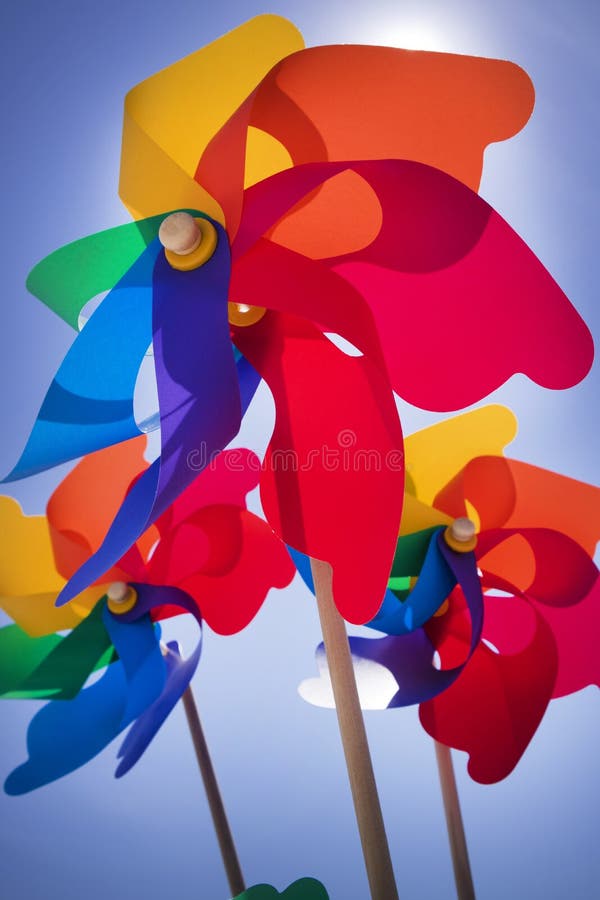The colors of the windmill stock image. Image of color - 95652401