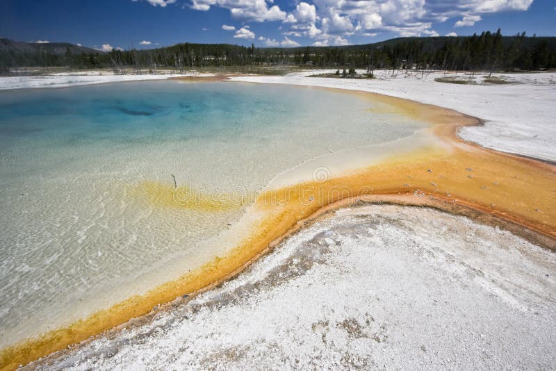 Colors of Yellowstone stock image. Image of color, wyoming - 7839003