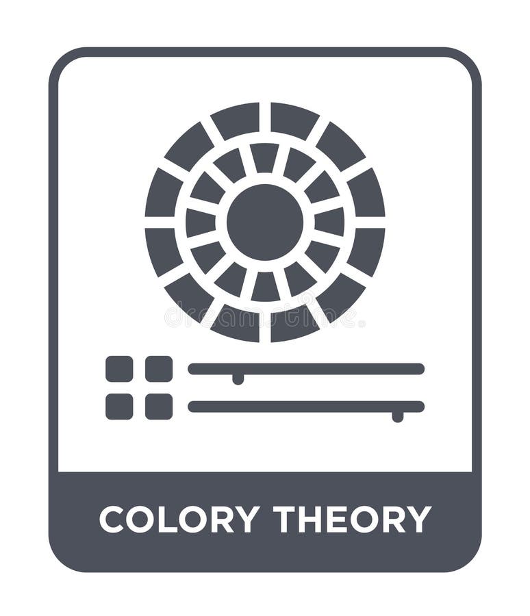 Colory Theory Icon in Trendy Design Style. Colory Theory Icon Isolated ...