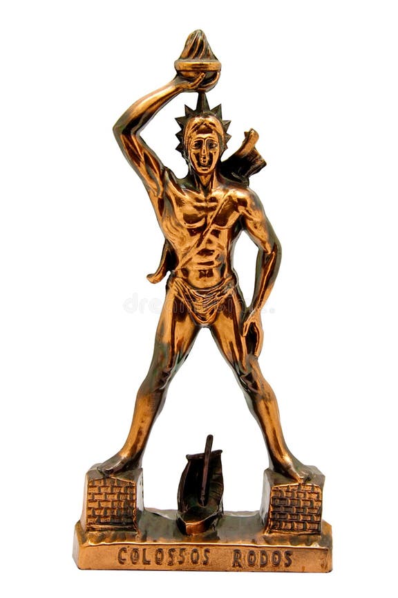 Coloso de Rodas imagen de archivo. Imagen de cobre, rodas - 28017001