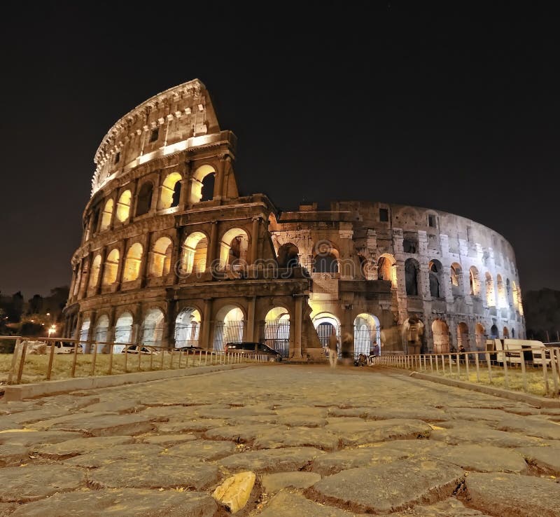 Colossal stock image. Image of italy, monuments, illuminated - 17394703