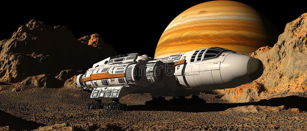 Colossal Alien Spacecraft Parked in the Shadow of an Unknown Planet ...