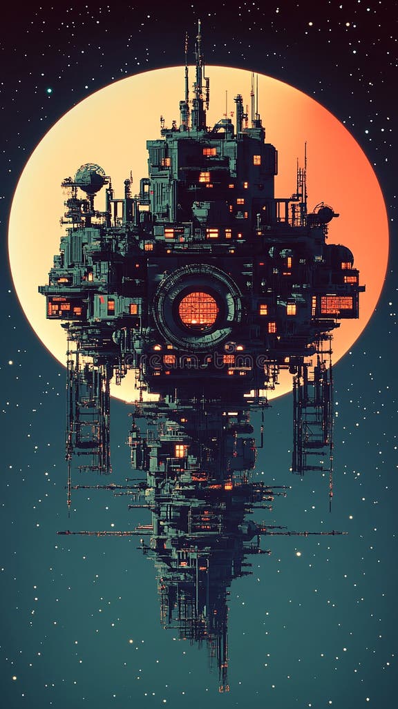 Colossal Alien Spacecraft Parked in the Shadow of an Unknown Planet ...