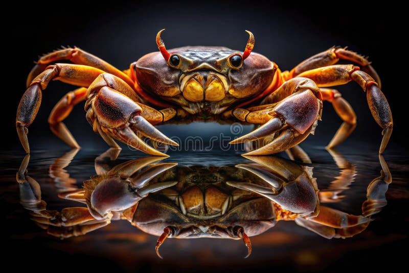 A Colossal Crab Commands a Surreal Underwater Panoramic Landscape ...