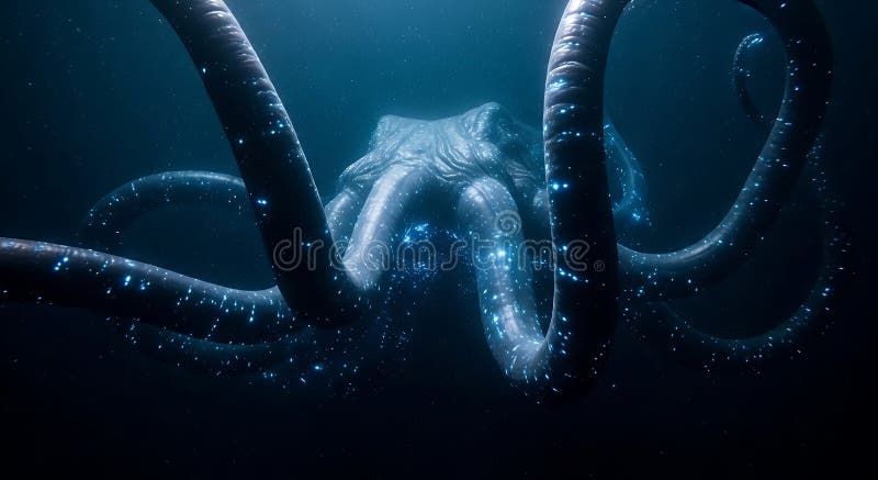 Colossal Octopus Like Creature Stock Illustrations – 5 Colossal Octopus ...