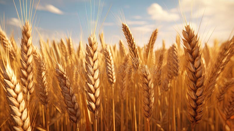 Colossal Patterns with Wheat Stock Photo - Image of nature, outdoors ...