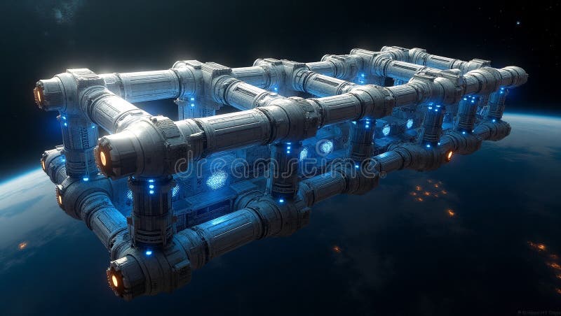 Colossal Space Station Stock Illustrations – 147 Colossal Space Station ...